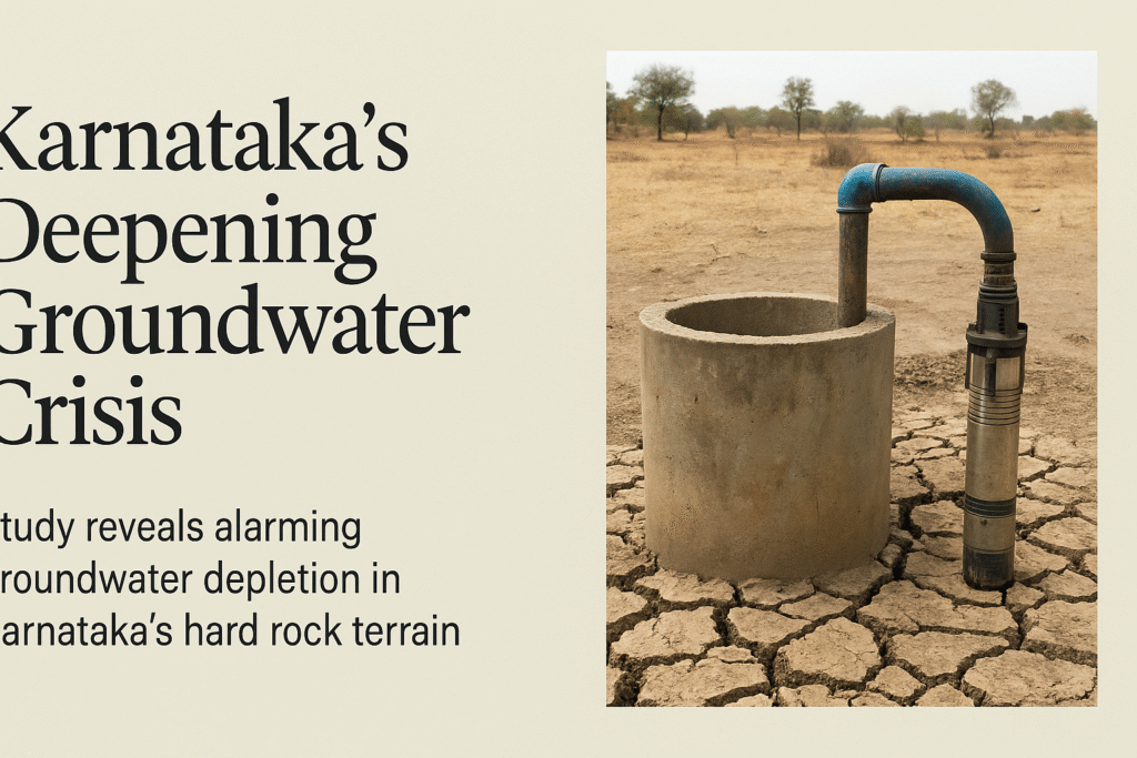 Karnataka's Deepening Groundwater Crisis | Daily Current Affairs ...