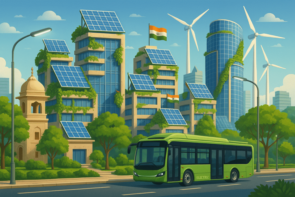 India’s Green Energy Paradox: 44 GW Renewables Idle | UPSC Current ...